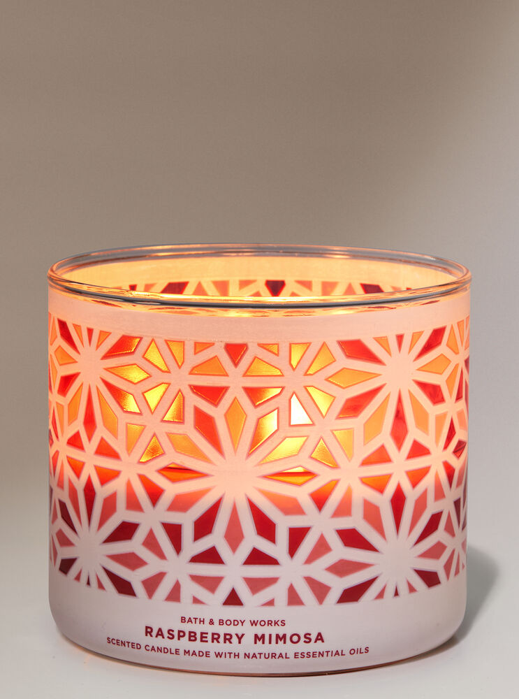 Buy Raspberry Mimosa 3-Wick Candle Online | Bath & Body Works Malaysia