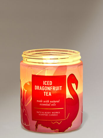 Buy Iced Dragonfruit Tea Single Wick Candle Online | Bath & Body Works ...
