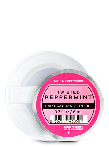 Buy Twisted Peppermint Car Fragrance Refill Online | MY Bath & Body Works
