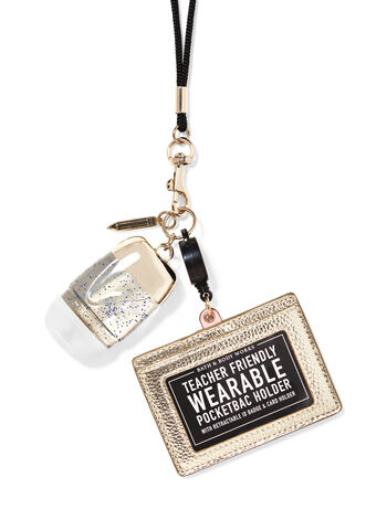 Buy Wearable Gold ID Card PocketBac Holder Online | Bath & Body Works ...