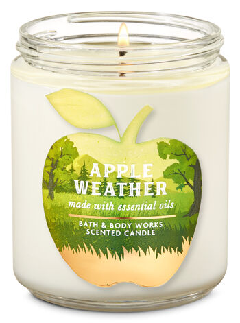 Buy Apple Weather Single Wick Candle Online | Bath & Body Works Malaysia
