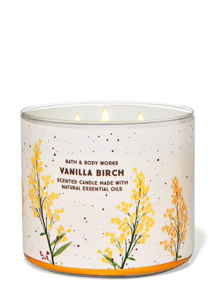 Buy Vanilla Birch 3-Wick Candle Online | Bath & Body Works Malaysia